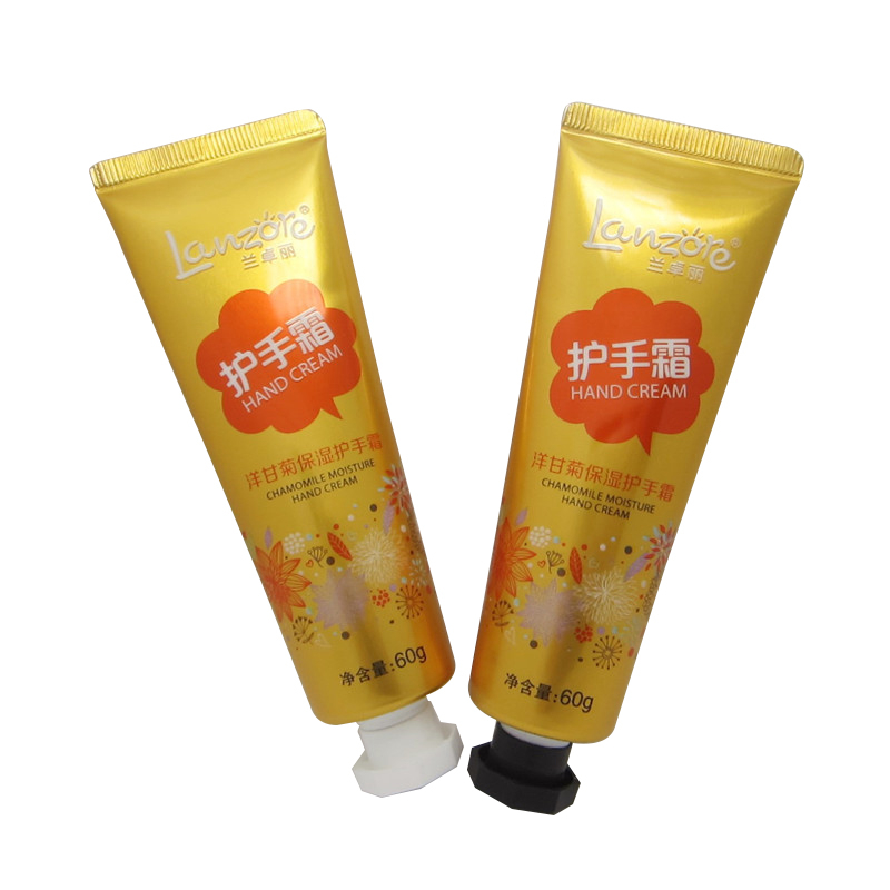Cosmetic hand cream lotion aluminium tube