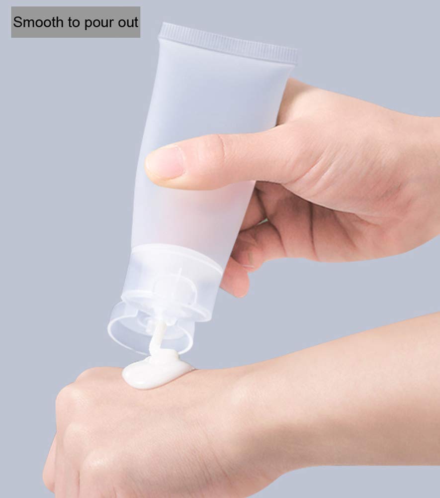 Empty Refillable Clear Plastic Squeeze Soft Tubes